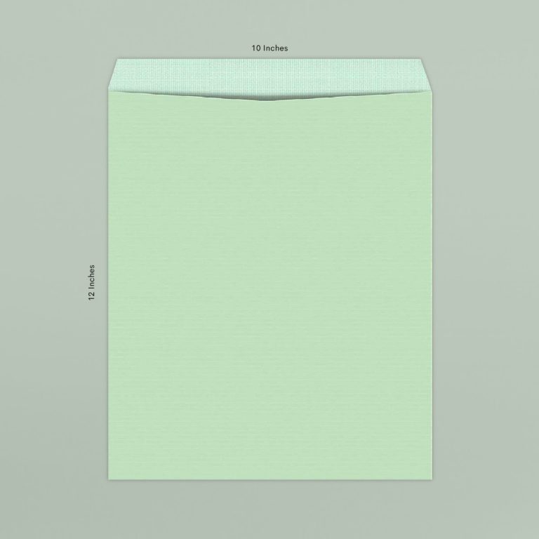 A4 Green Cloth Envelope Printing, Self Adhesive Seal in Ahmedabad ...