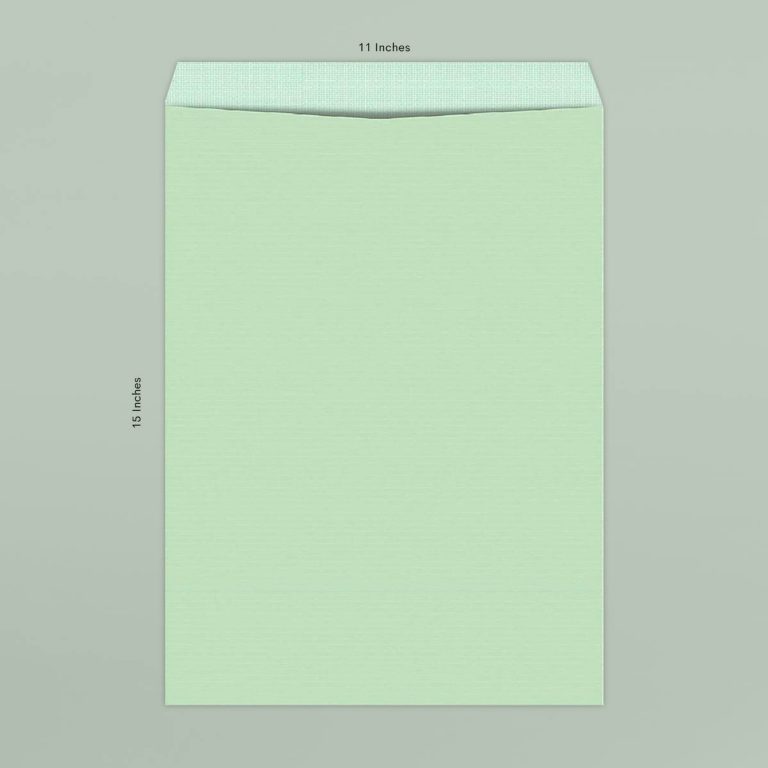 A4 Green Cloth Envelope Printing, Self Adhesive Seal in Ahmedabad ...