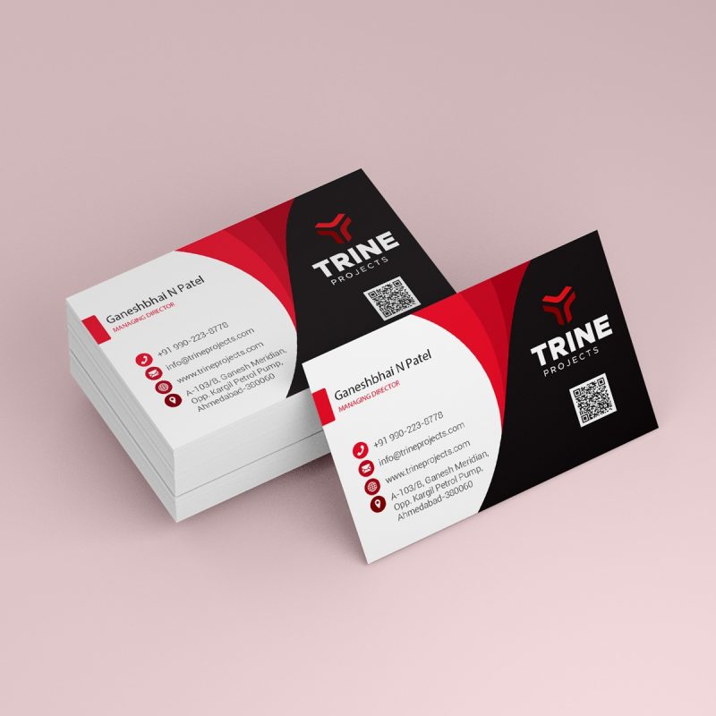 Custom Multicolored Kentex Visiting Cards Printing in Ahmedabad ...