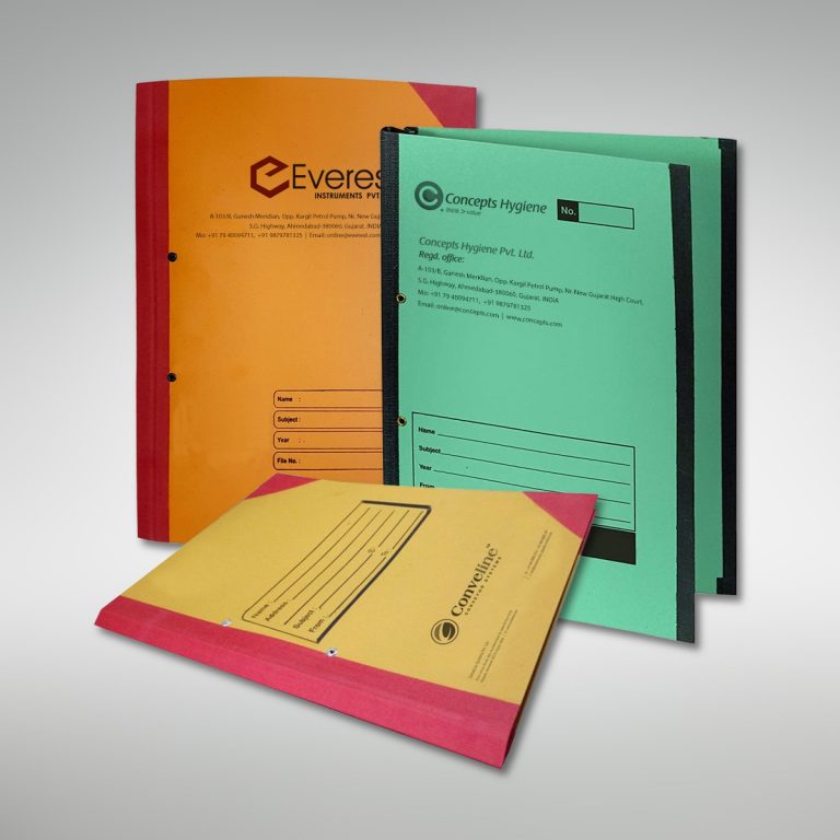 Spring Paper File Printing with Company Logo & Customized - PrintingO.in