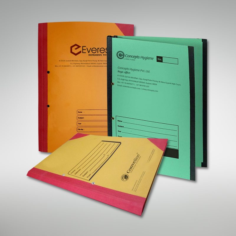 Spring Paper File Printing with Company Logo & Customized - PrintingO.in